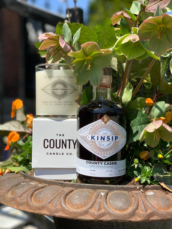 County Cassis Scented Candle - Kinsip House of Fine Spirits